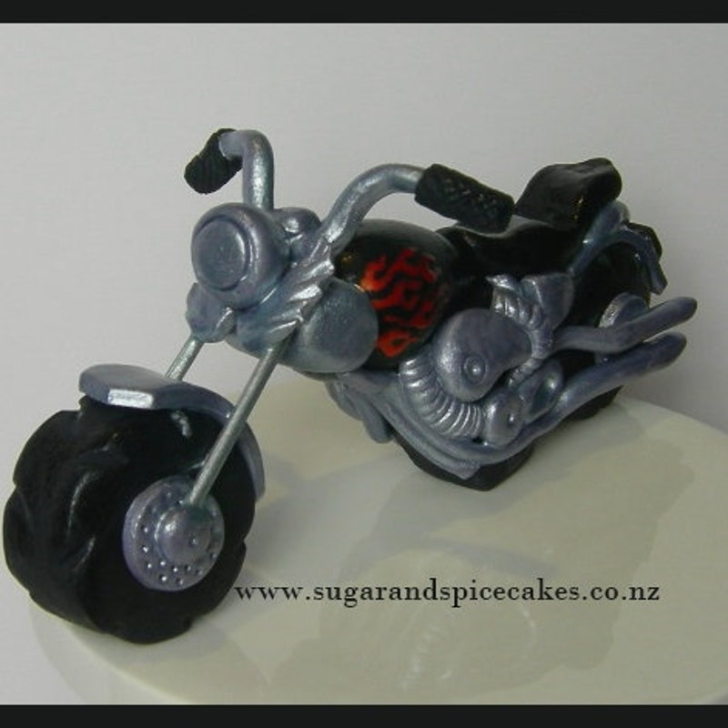 Motorcycle Cake Topper - Etsy