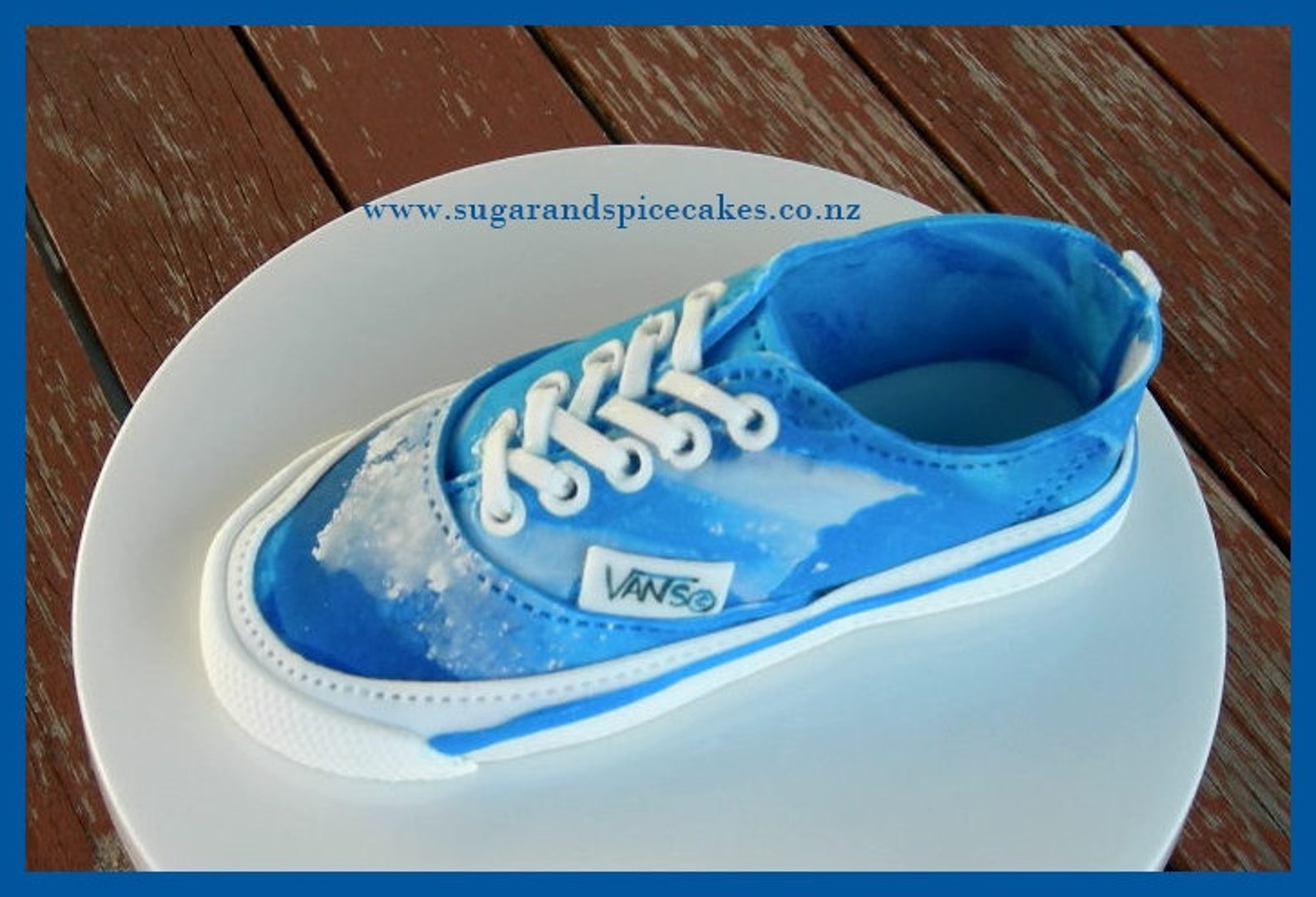 Vans Style Shoe - Learn to Make This Gorgeous Cake Topper in Sugar ...