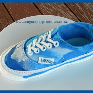 Vans Style Shoe - Learn to Make This Gorgeous Cake Topper in Sugar ...