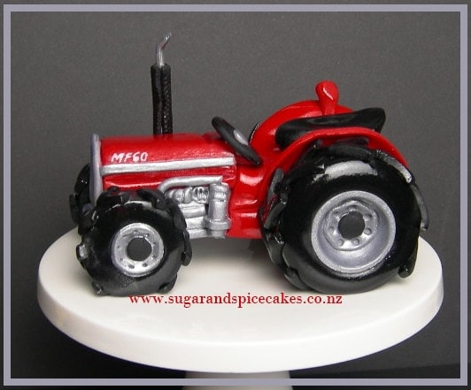Fondant Tractor Cake Topper Tutorial - TUTORIAL in .pdf Cake Topper ...