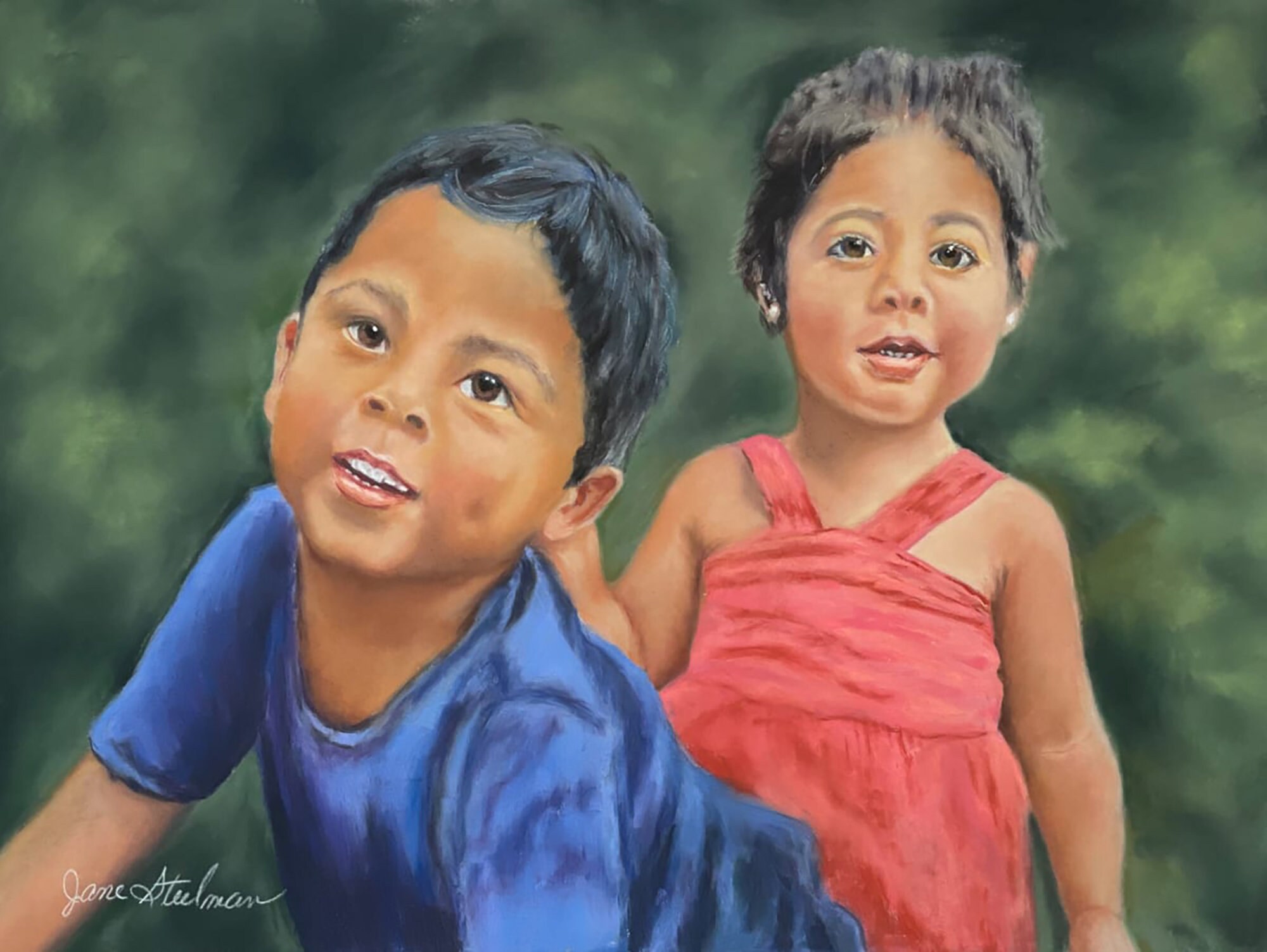 Hand Painted Portrait From Photos - Etsy