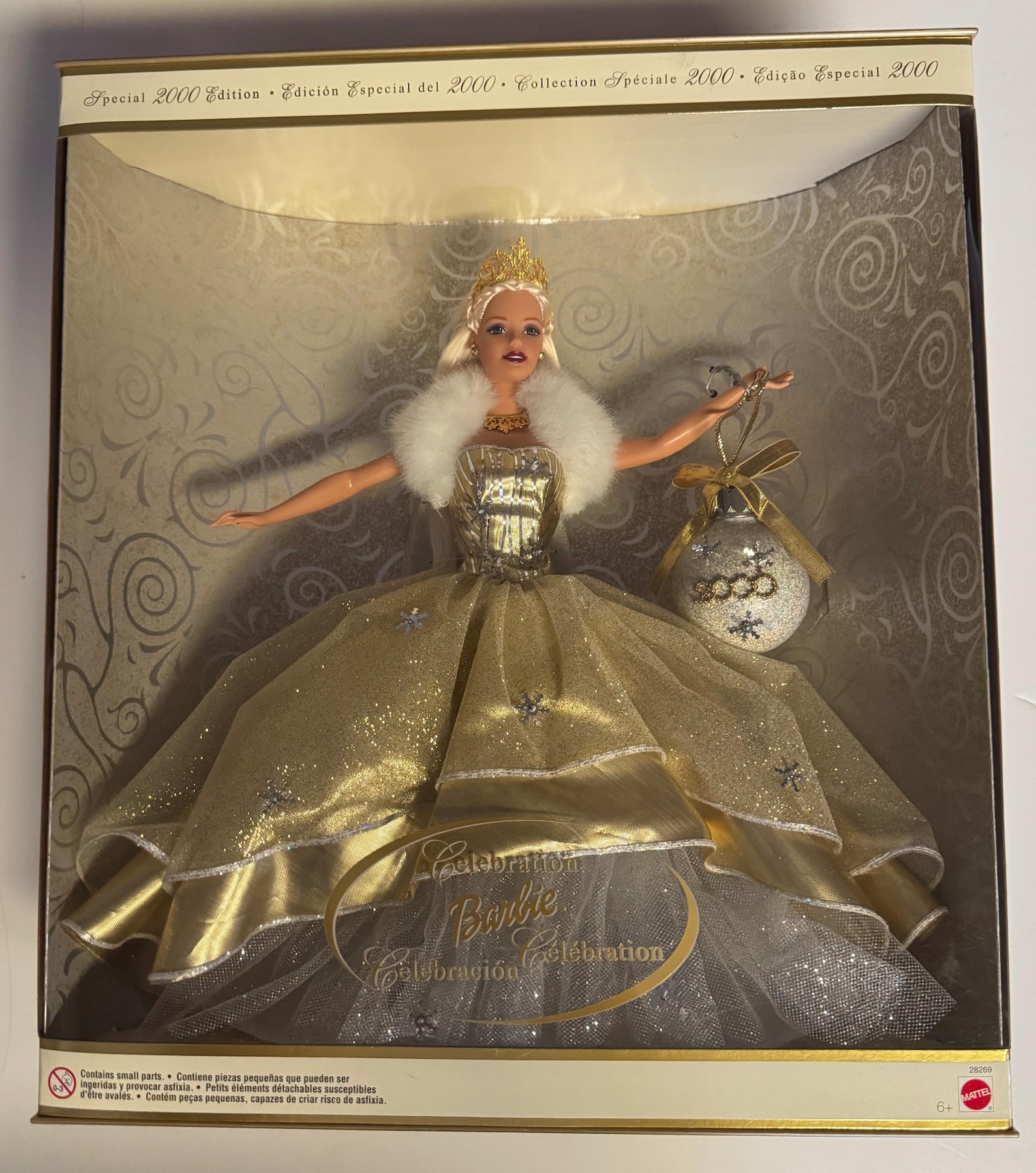 RARE NEW Celebration Barbie Special 2000 Edition in Gold Dress ...