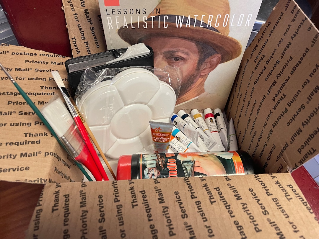 Mystery Box of Art Supplies for Watercolor Painting - Etsy
