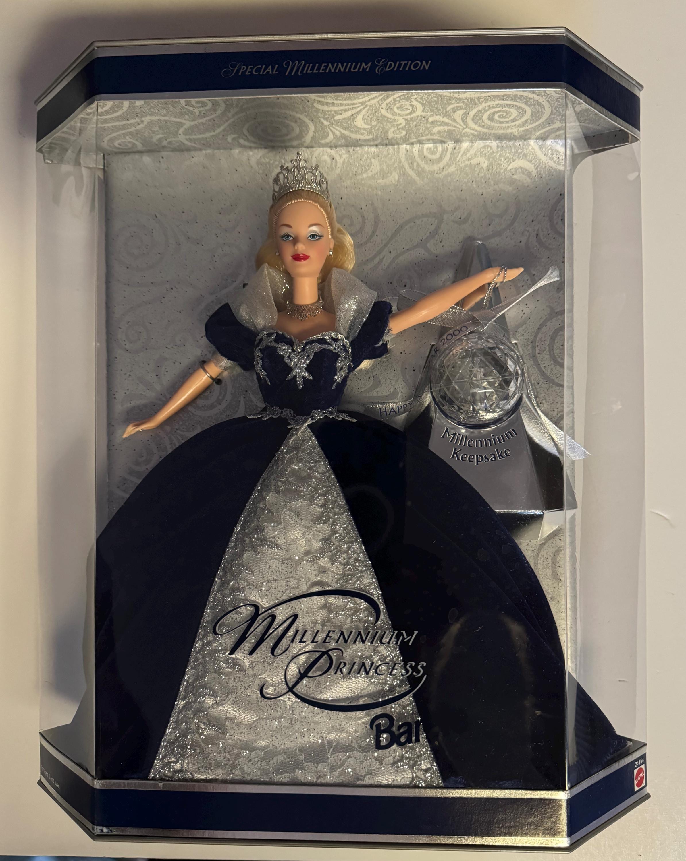 NEW RARE Special Millineum Edition 2000 Barbie Doll Princess W/ornament ...