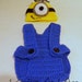 PATTERN Only...crocheted Baby Minion Diaper Cover Pattern - Etsy