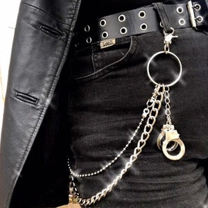 Double Trouble Cuffed Wallet Chain adjustable - Etsy