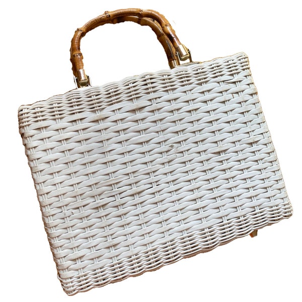 Wicker Basket Purse - Etsy