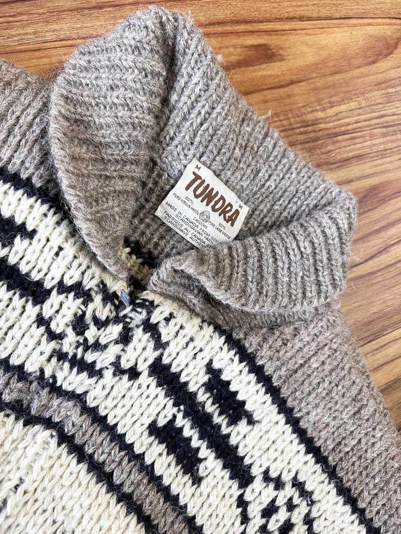 RARE Vintage 1970s Cowichan Orca Killer Whale Sweater Knit Jacket ...
