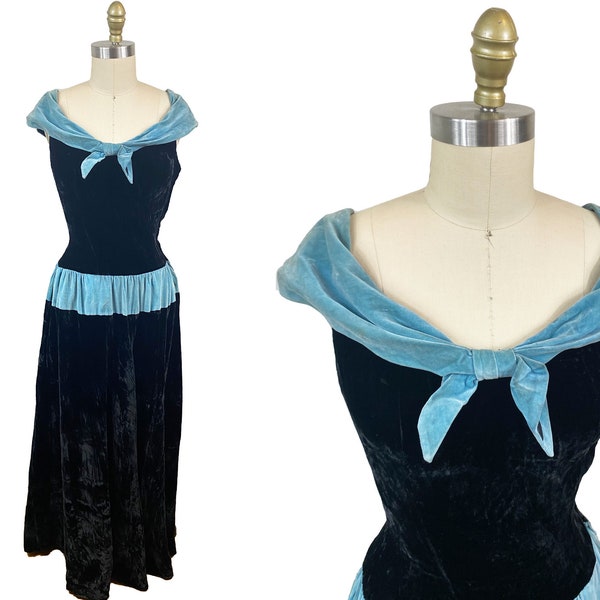 Periwinkle Long Dress - Etsy