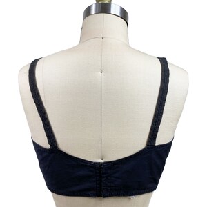 Vintage Worn on Marvelous Mrs Maisel 1950s Black Cotton Bullet Bra Size ...