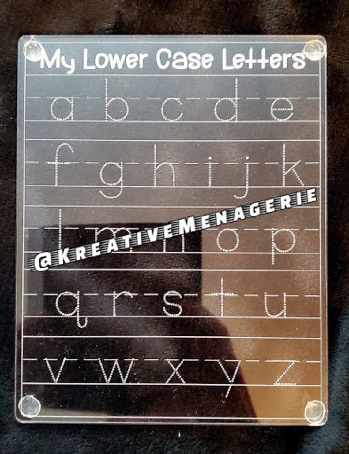 Dry Erase Tracing Boards Set of 3 Alphabet, Numbers, Shapes Clear ...