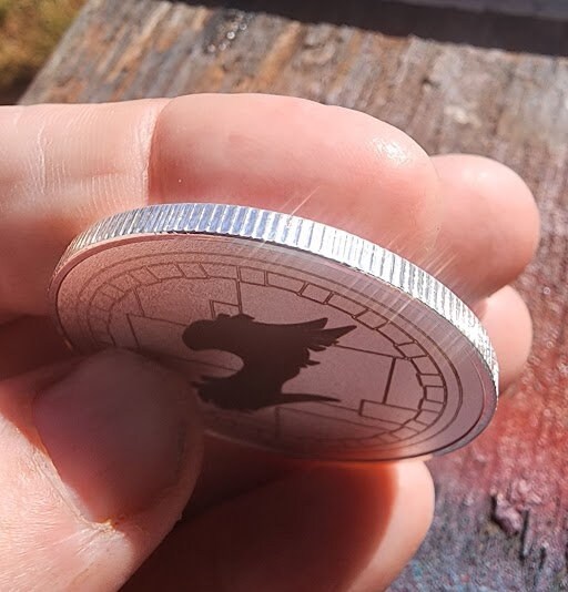 Custom Engraved 40 Mm Coin With Collectors Case - Etsy