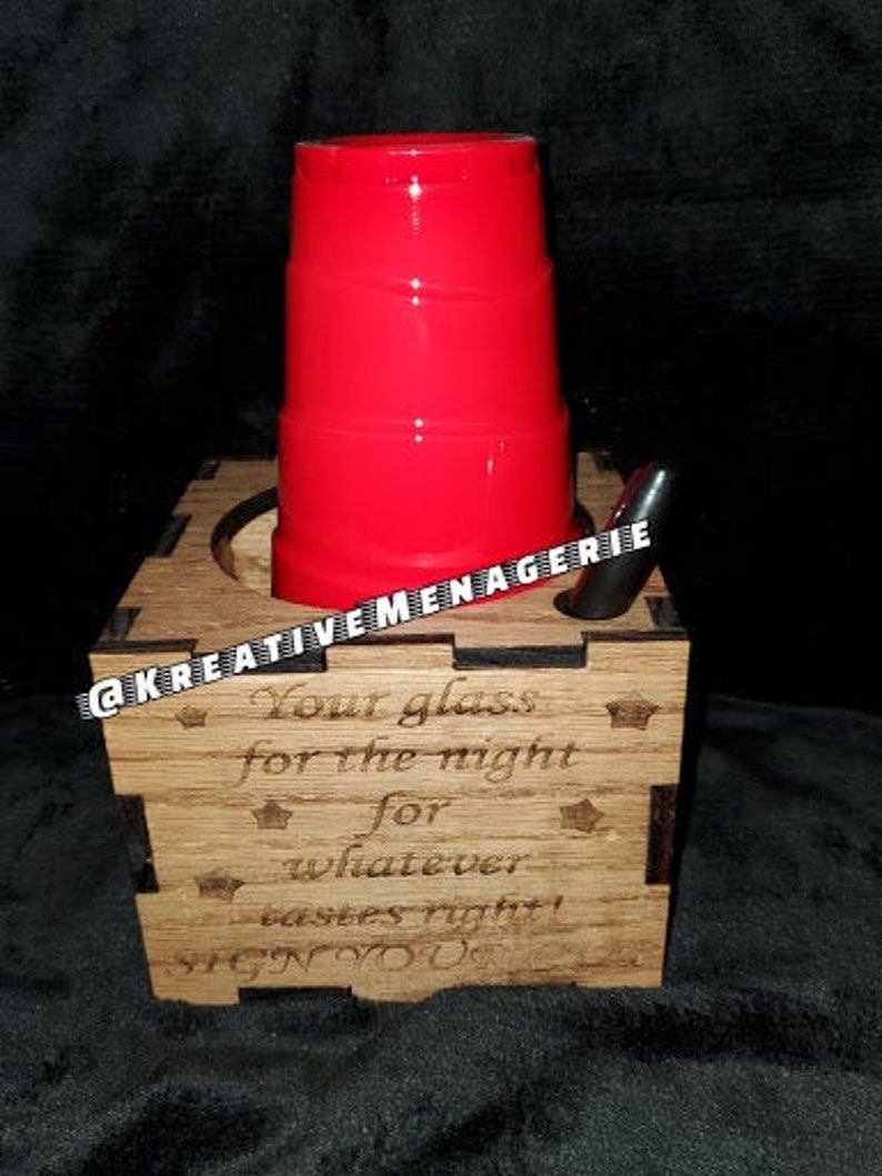 Party Cup Holder- Take a Cup and Sign Your Name - Etsy