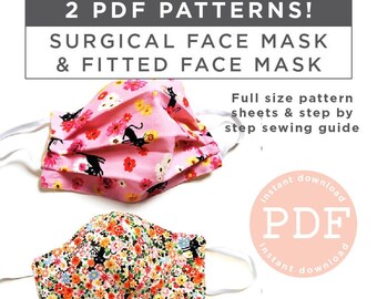 Facemask pattern | Etsy