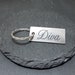 Custom Keychain Engraved Stainless Steel - Personalized Gift for Him or ...