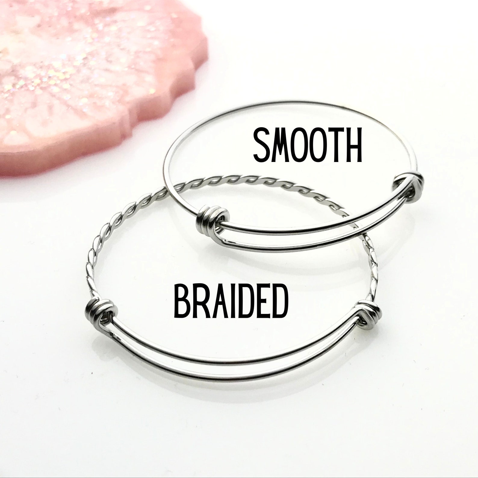 Custom Charm Bracelet Personalized Expandable Bangle Customize - Etsy