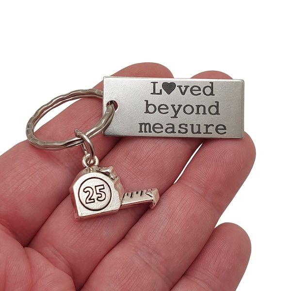 Measure Tape Keychain - Etsy