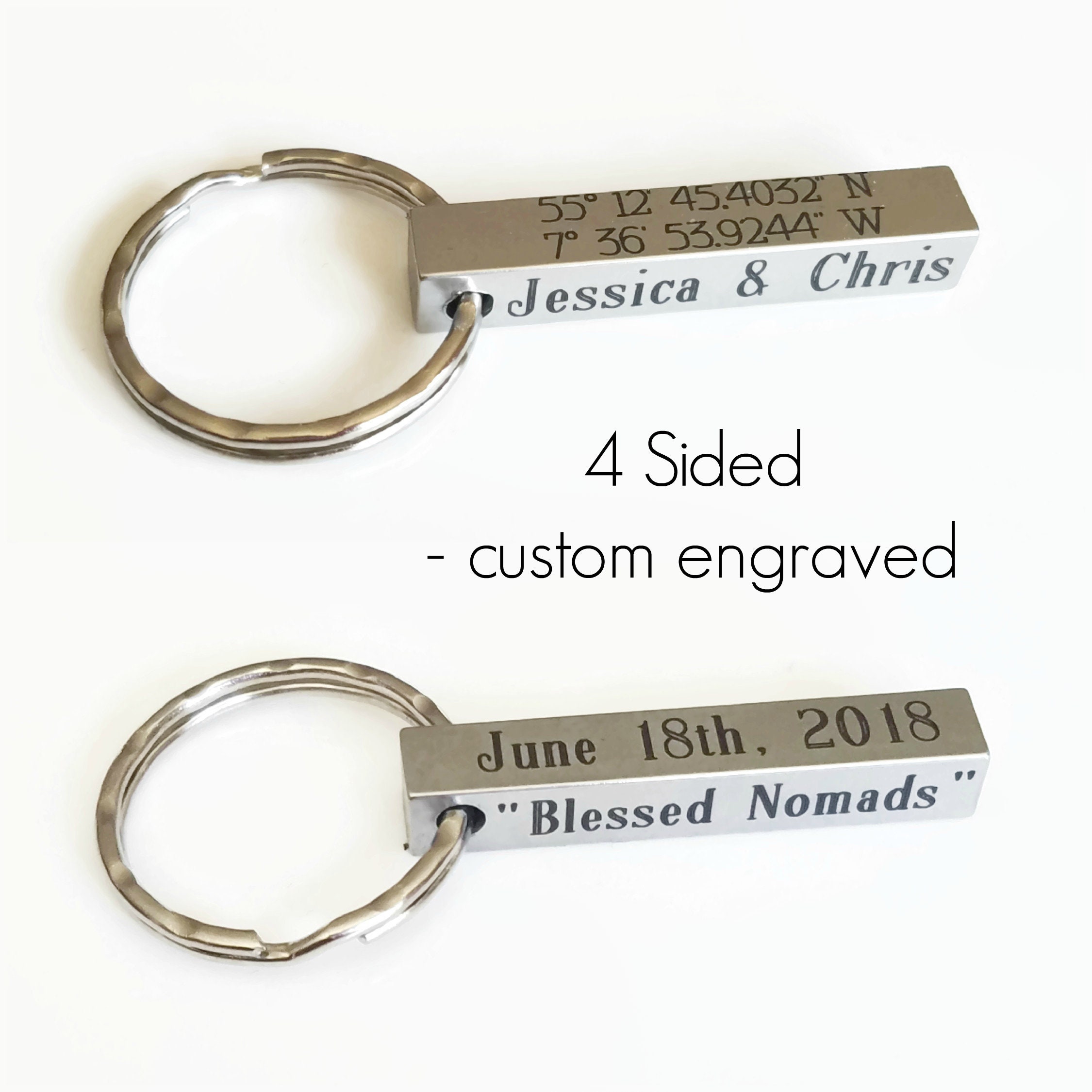 Lightning fast delivery Personalized Custom Message Names Keychain ...