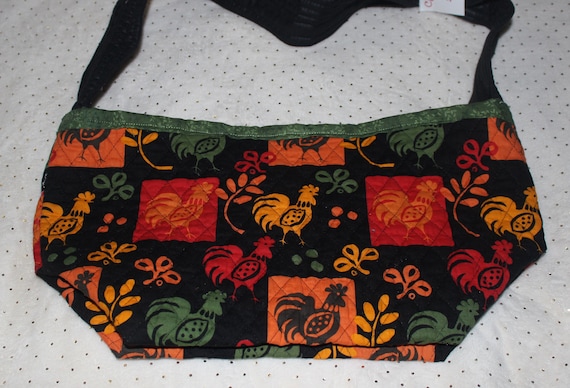 Quilted Chicken Tote bag / craft bag | Etsy