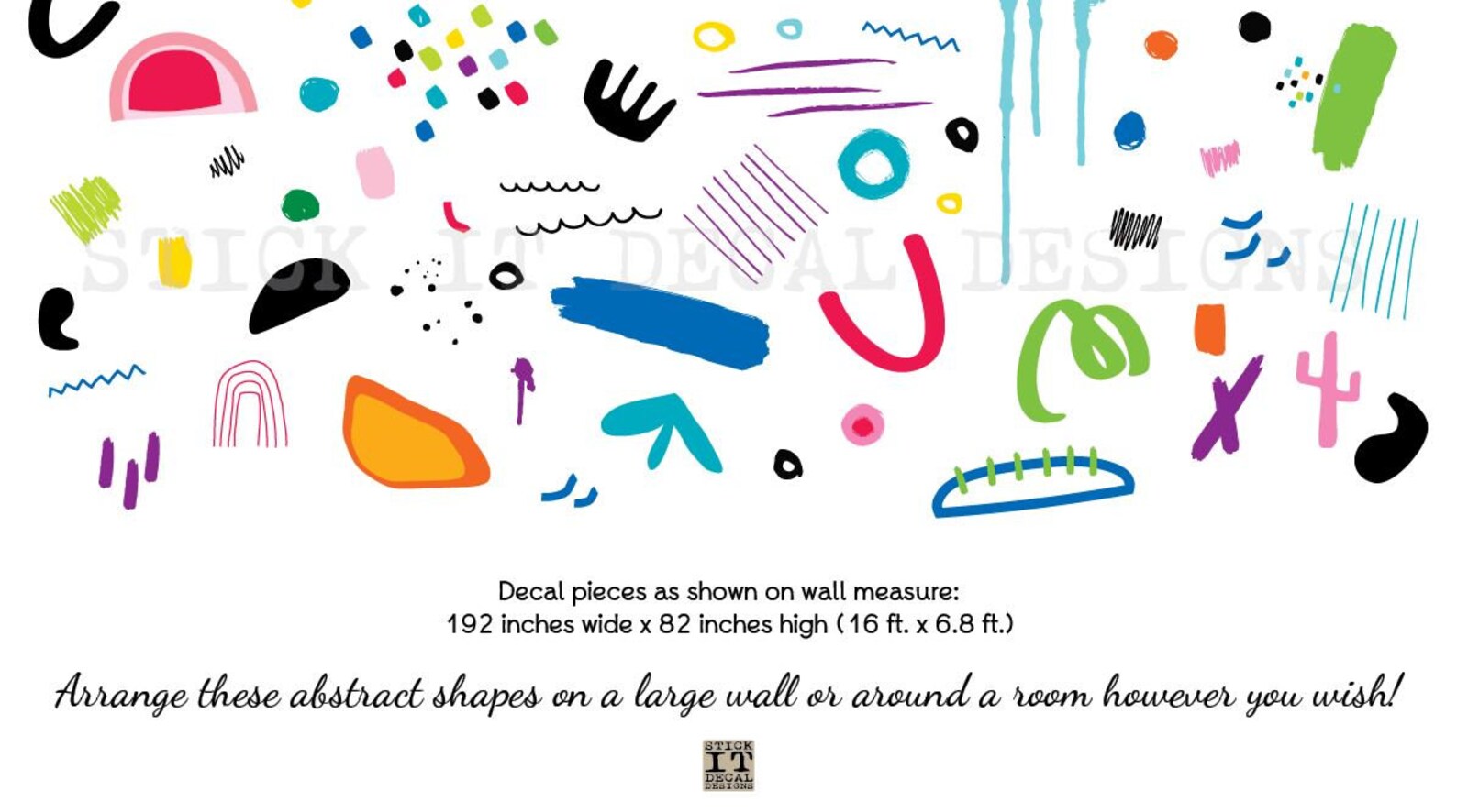 Peel and Stick Wall Mural Wall Decal Wall Stickers Reusable - Etsy