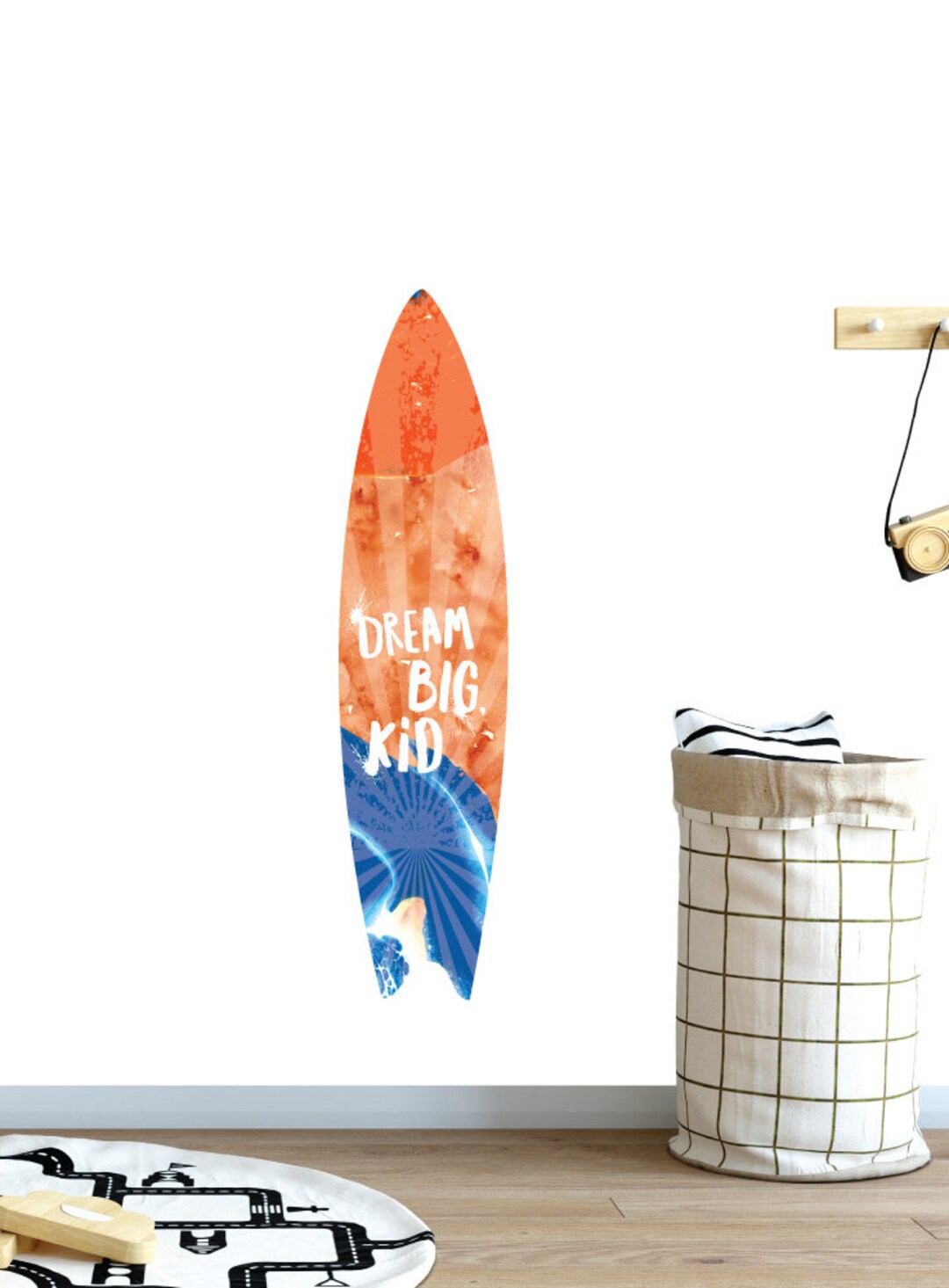 Surfboard Wall Decal, Surfboard Decor, Repositionable Surfboard Sticker ...