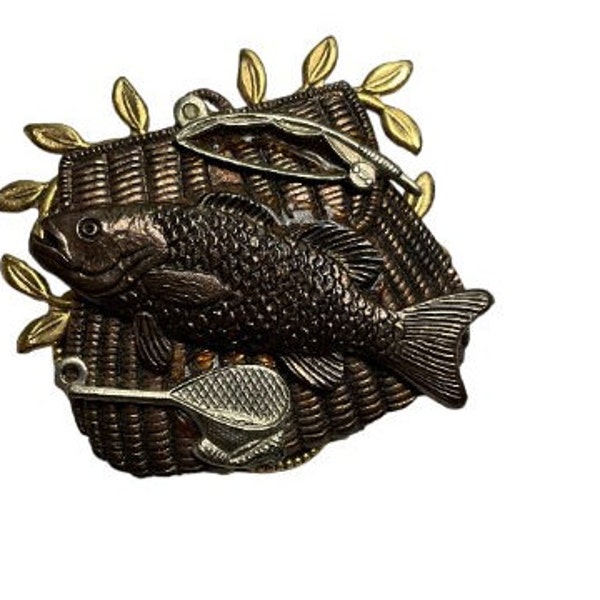 Metal Fishing Basket - Etsy