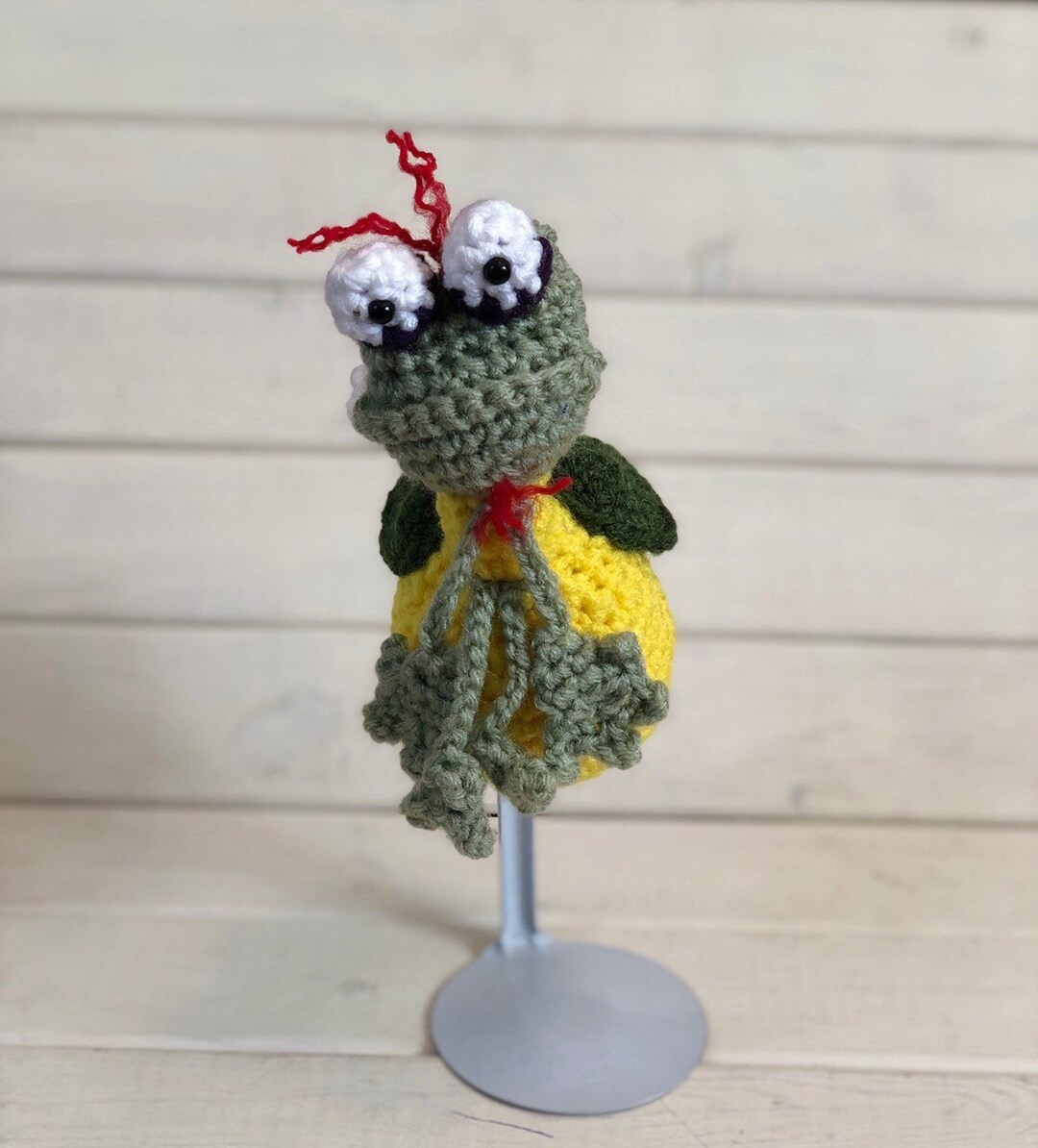 Ray the Lightning Bug Made to Order. Firefly. Amigurumi Doll. Crochet ...