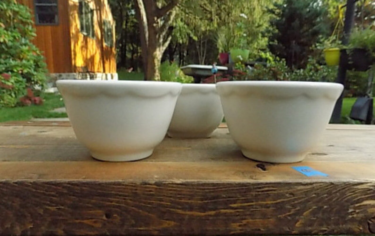 4 Buffalo China Soup Custard Bowls With Saucer Dishes White 6 | Etsy