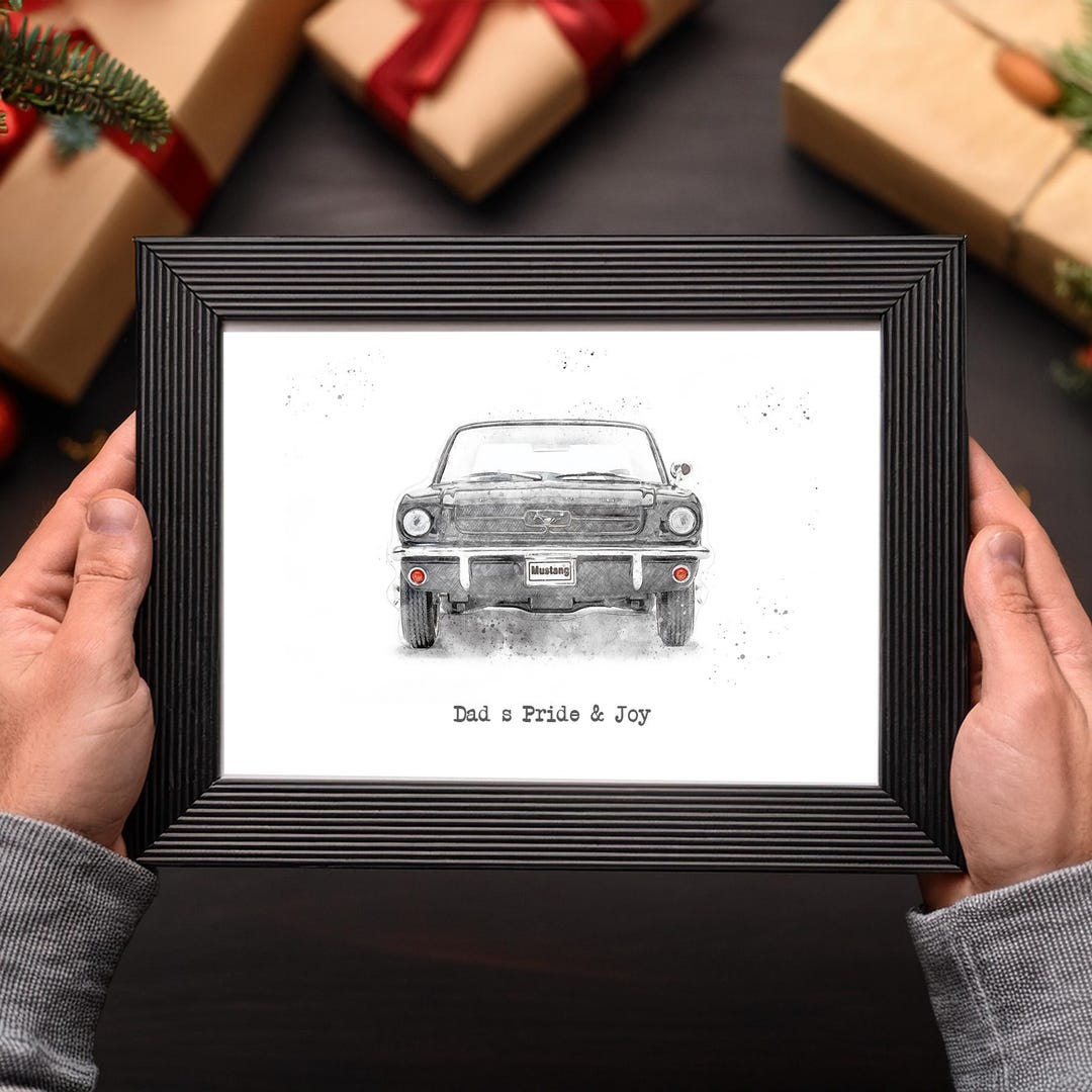 Classic Car Artwork Custom Car Portrait Painted From Photo Custom ...