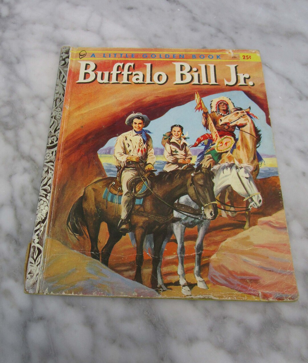 Vintage 1956 - Little Golden Book "buffalo Bill Jr " - Estate Find! - Etsy