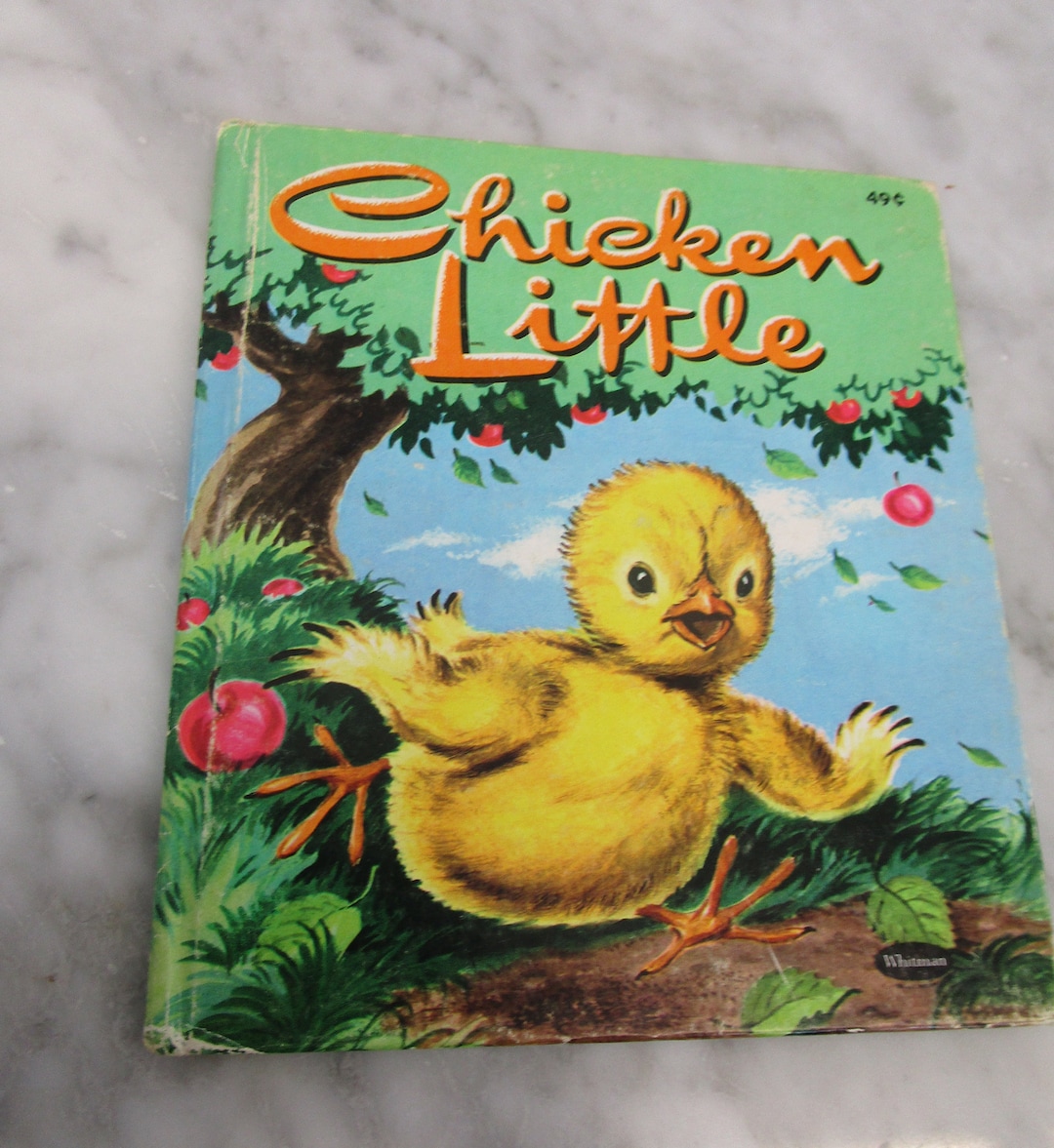 Vintage 1973 whitman's Book chicken Little Book No Missing Pages or ...