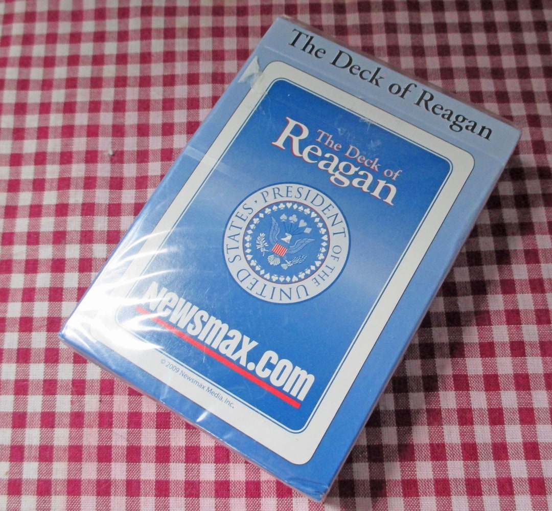 Vintage Sealed Deck of Playing Cards LAST ONE the Deck of Reagan ronald ...