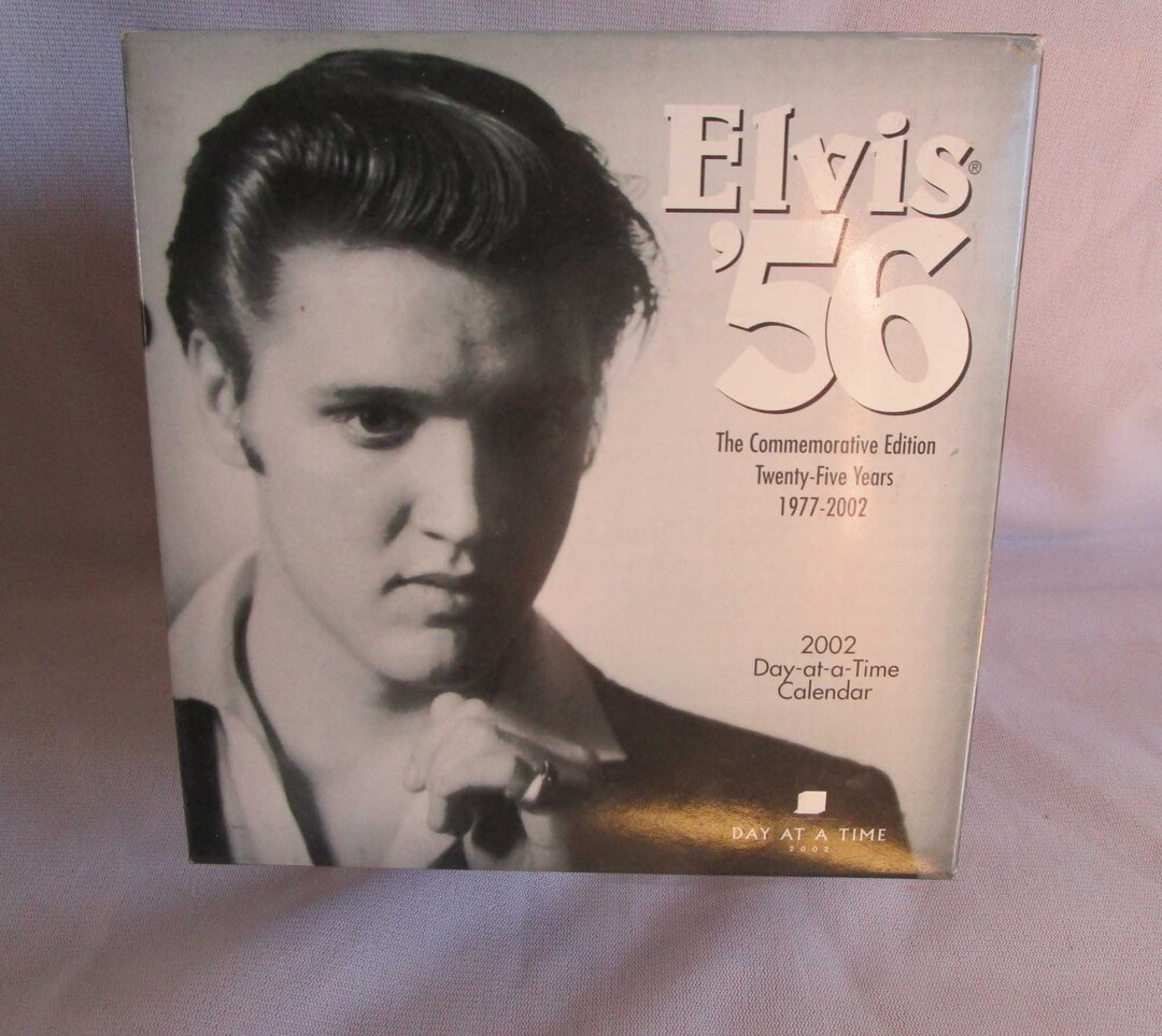 Vintage Elvis Presley 2002 Desk Top Calendar Images of the Wertheimer ...