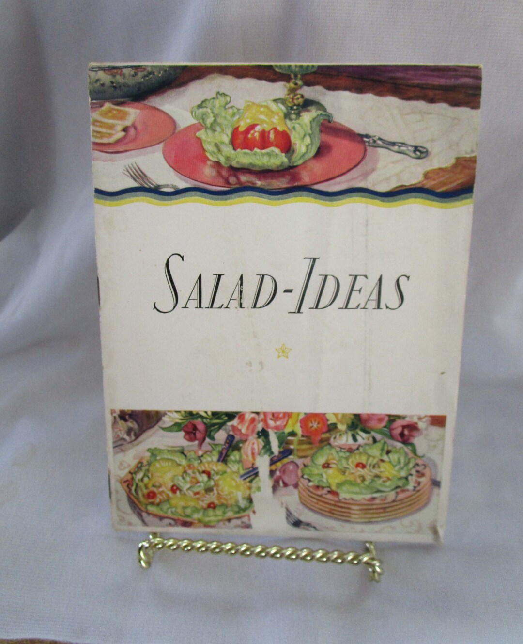 Antique 1927 Brochure Cookbook Flyer for Hellmann Mayonaise COMBINED ...