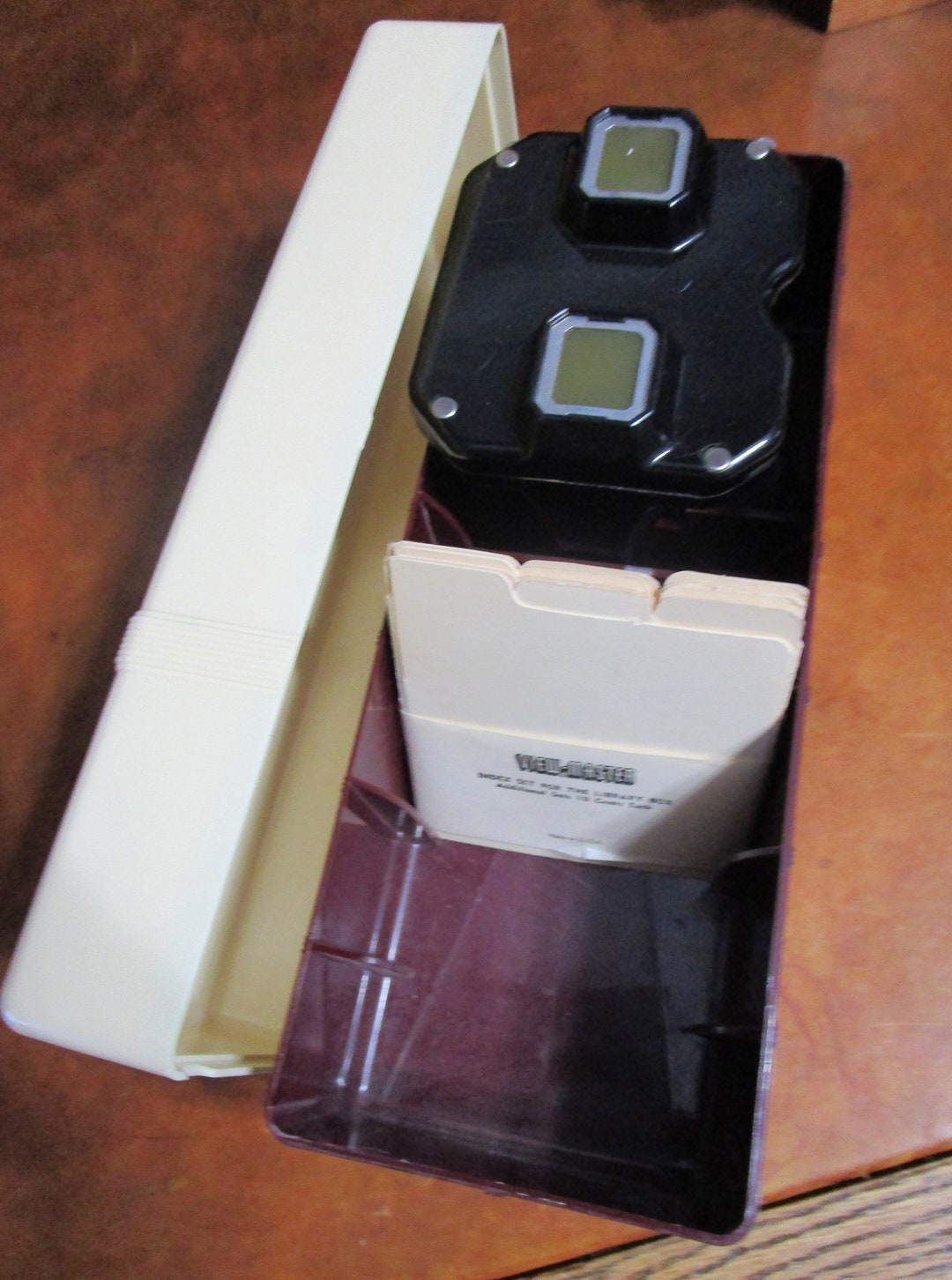 Vintage 1950's Viewmaster Box With Viewer and Reel Sleeves Black ...