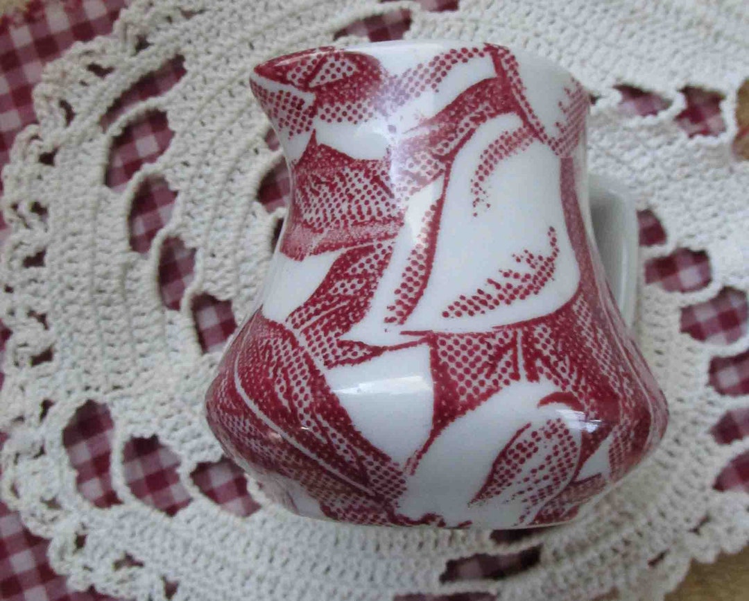 Vintage Rare and 2 1/2 Inch Tepco Co. 1940-1960 RED Hawaiian Hibiscus ...