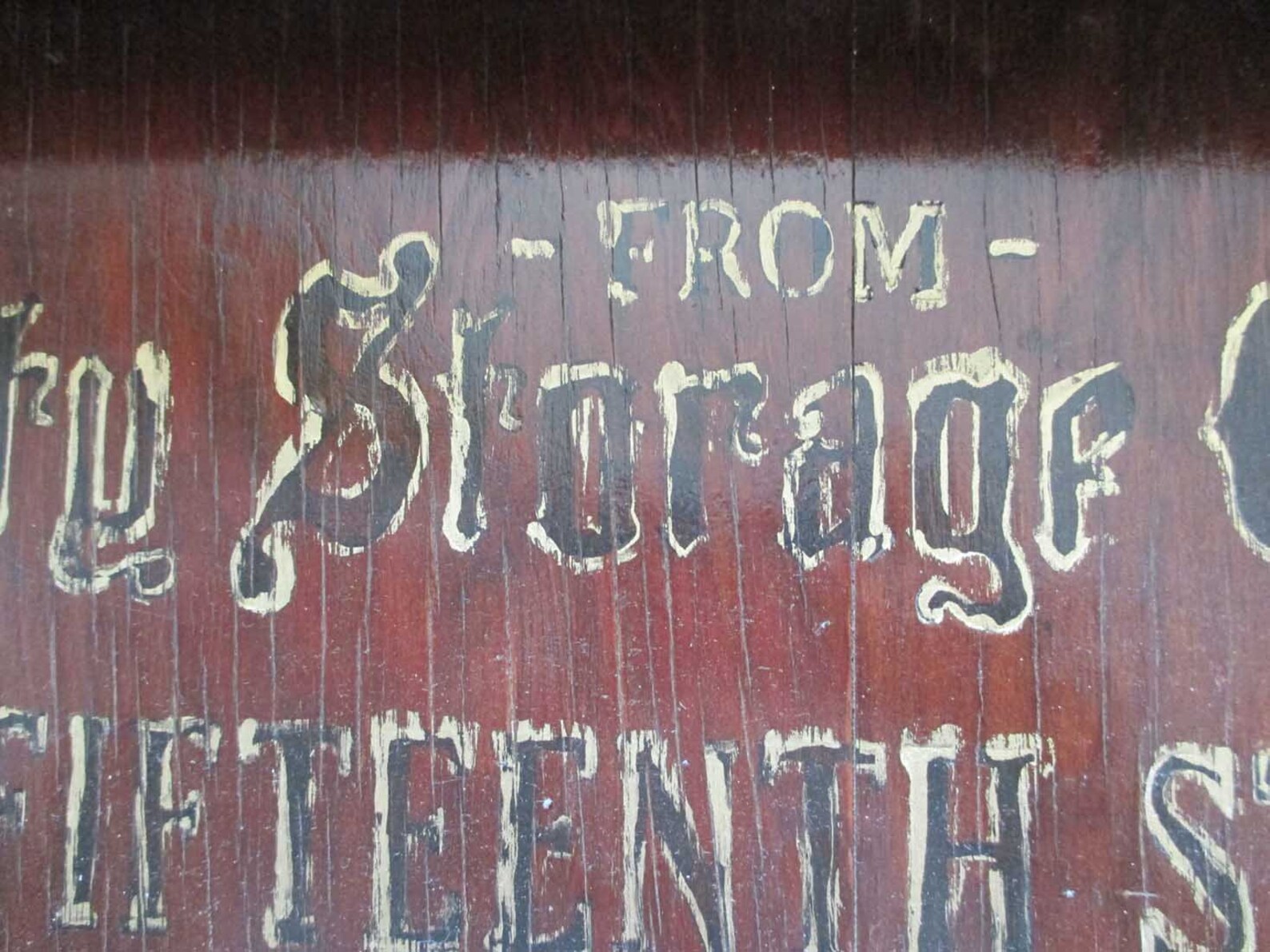 Vintage Antique wooden sign of Security Storage Co. of | Etsy