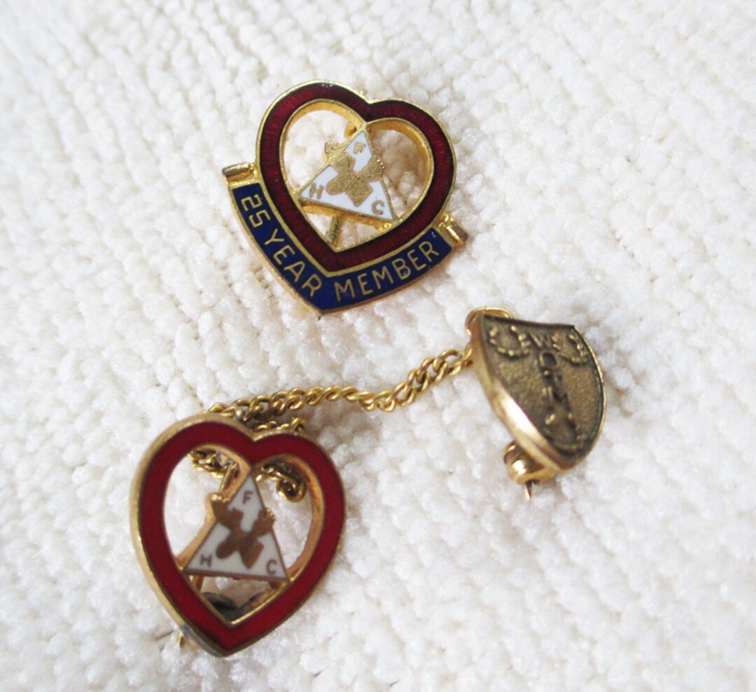 Vintage pins of WOTM Women Order of the Moose. 25 Year Member Pin and ...