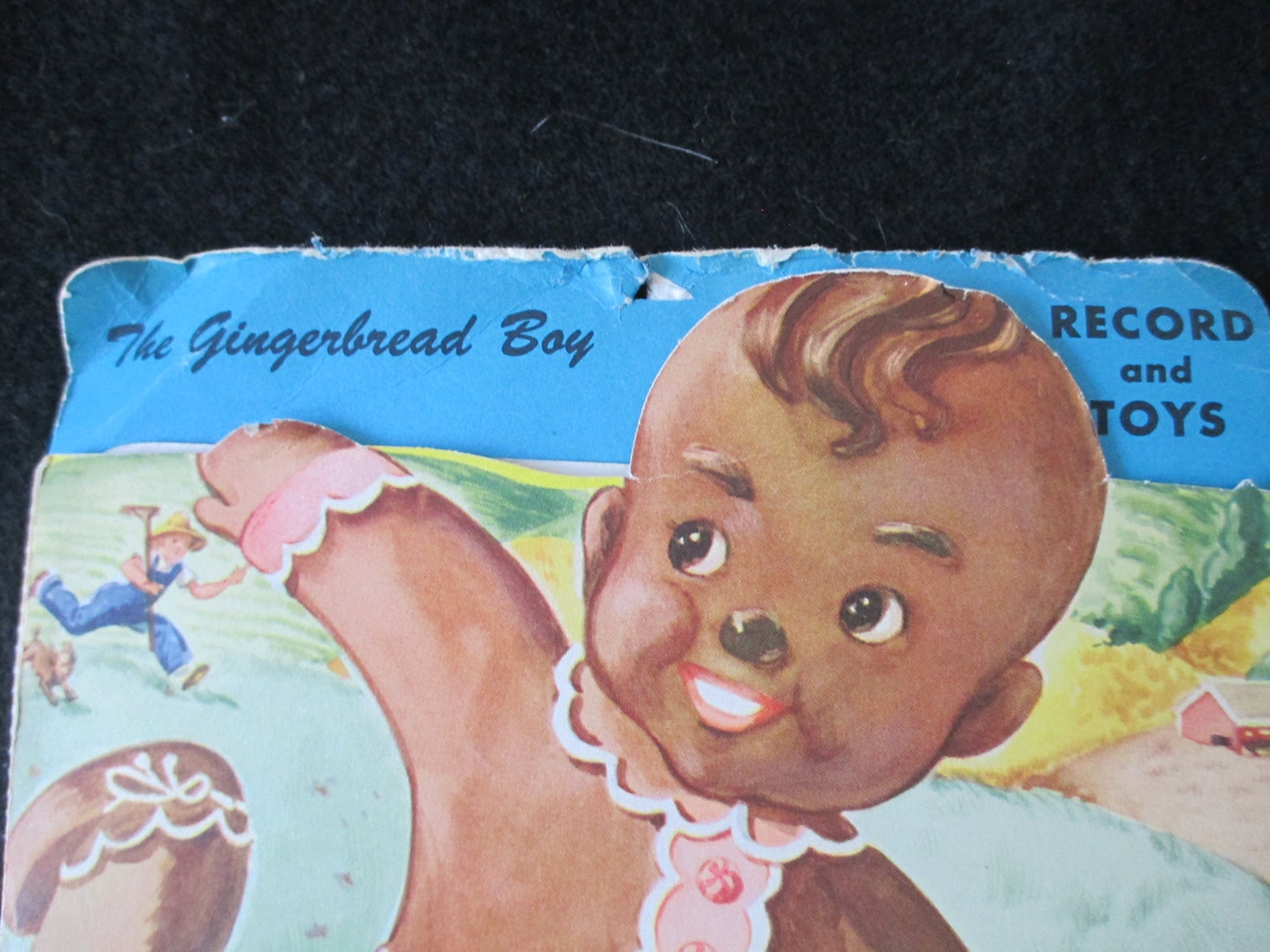 1949 the Gingerbread Boy 78 Unbreakable Record With Punch Out - Etsy