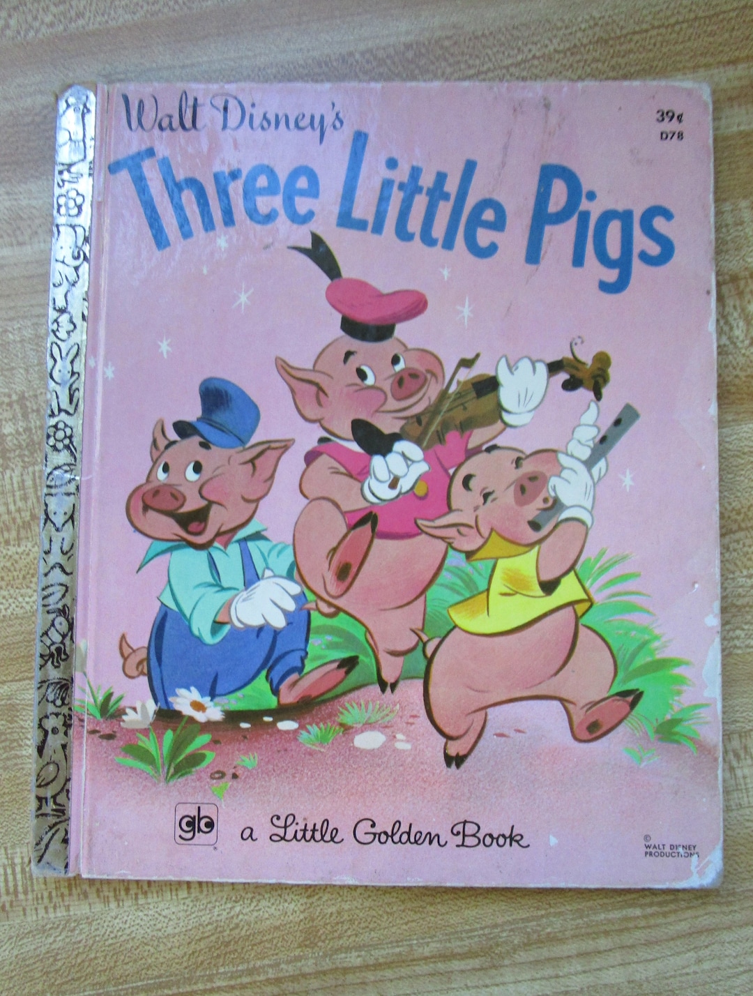 Vintage 1972 Little Golden Book: the Three Little Pigs - Etsy