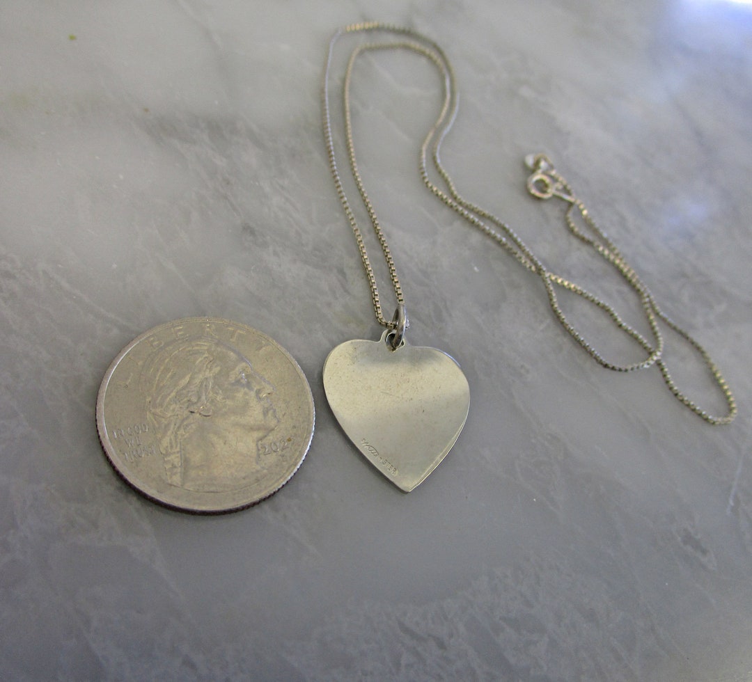 Vintage Retro, Mid Century Heart on Chain-ster-one of Over 40 Pieces ...