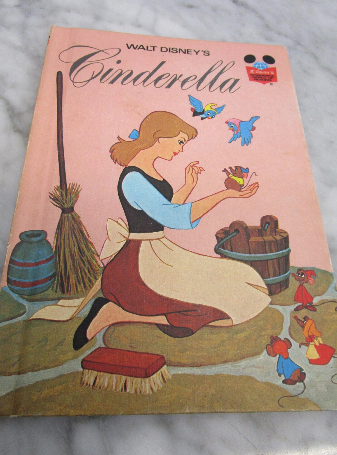 Vintage 1974 WDP Walt Disney Disney's Cinderella 1st American Ed World ...