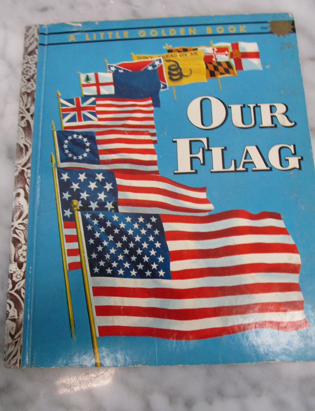 Vintage 1960 Little Golden Book our Flag Estate Find - Etsy