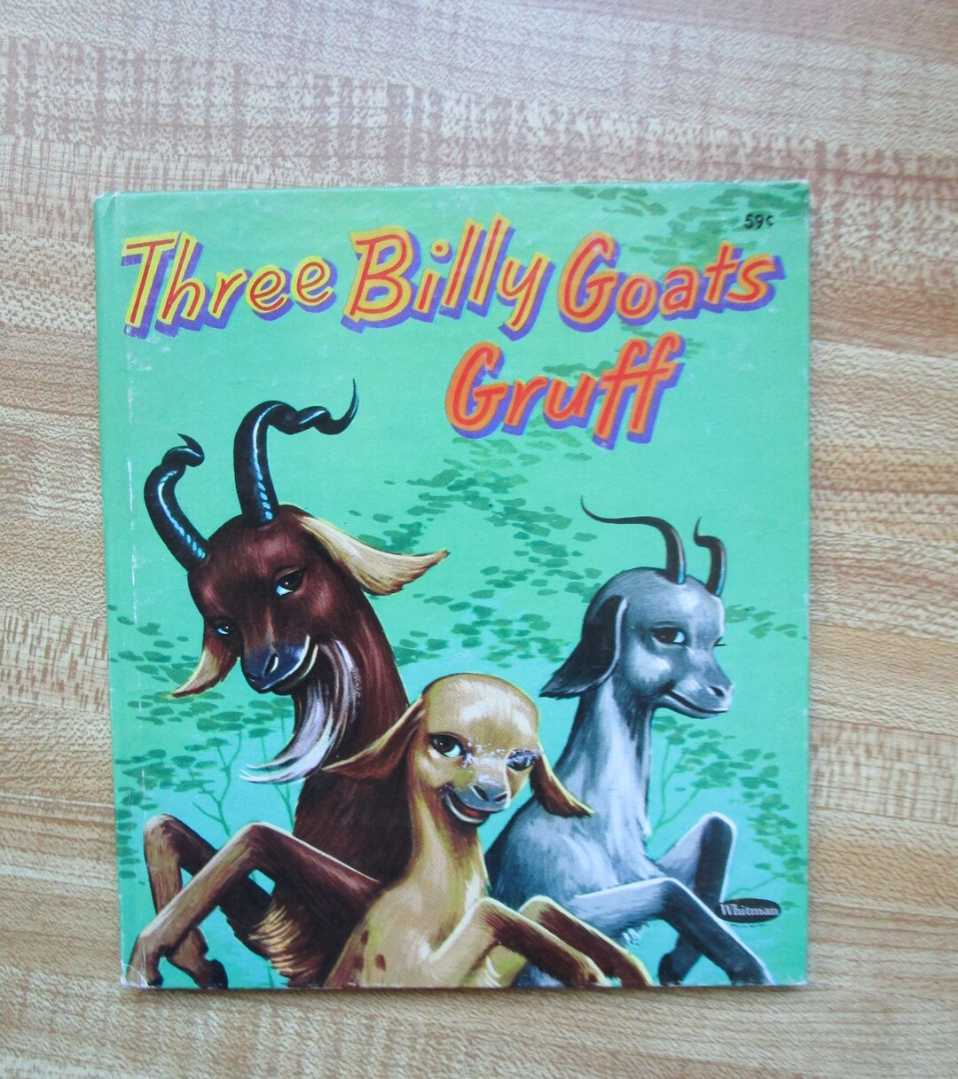 Vintage 1954 whitman's Book three Billy Goats Gruff No Missing Pages or ...
