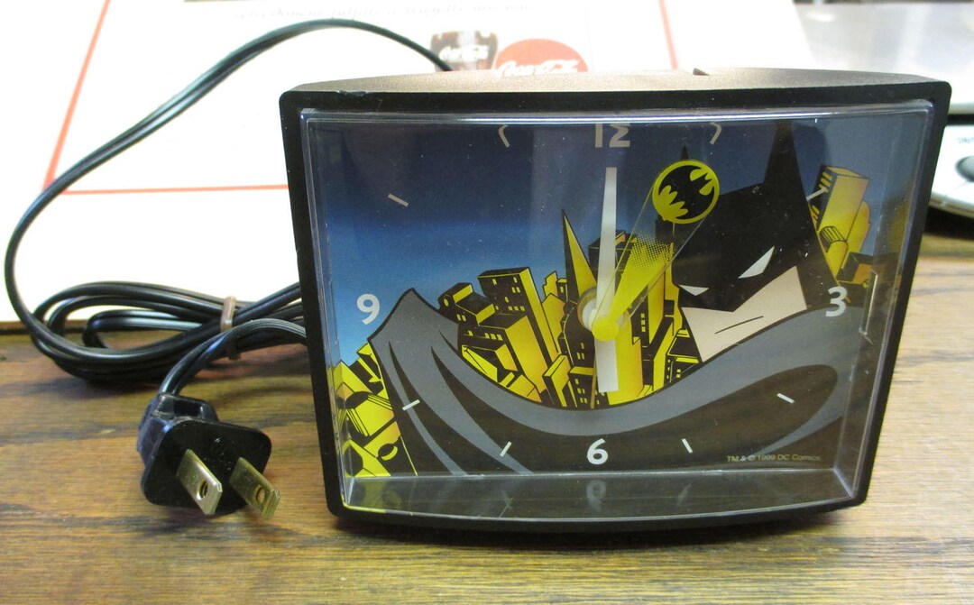 Vintage Batman Electric Alarm Clock - Made in U.S.A. -last One - Estate ...