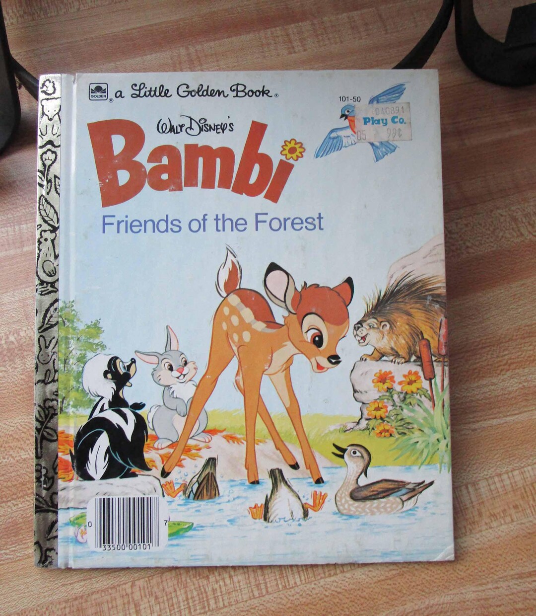 Vintage 1975 - Little Golden Book "bambi - Friends of the Forest ...