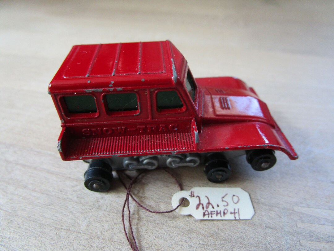 This is a 1973 Vintage Matchbox Series No. Matchbox 35b Snow Trac ...