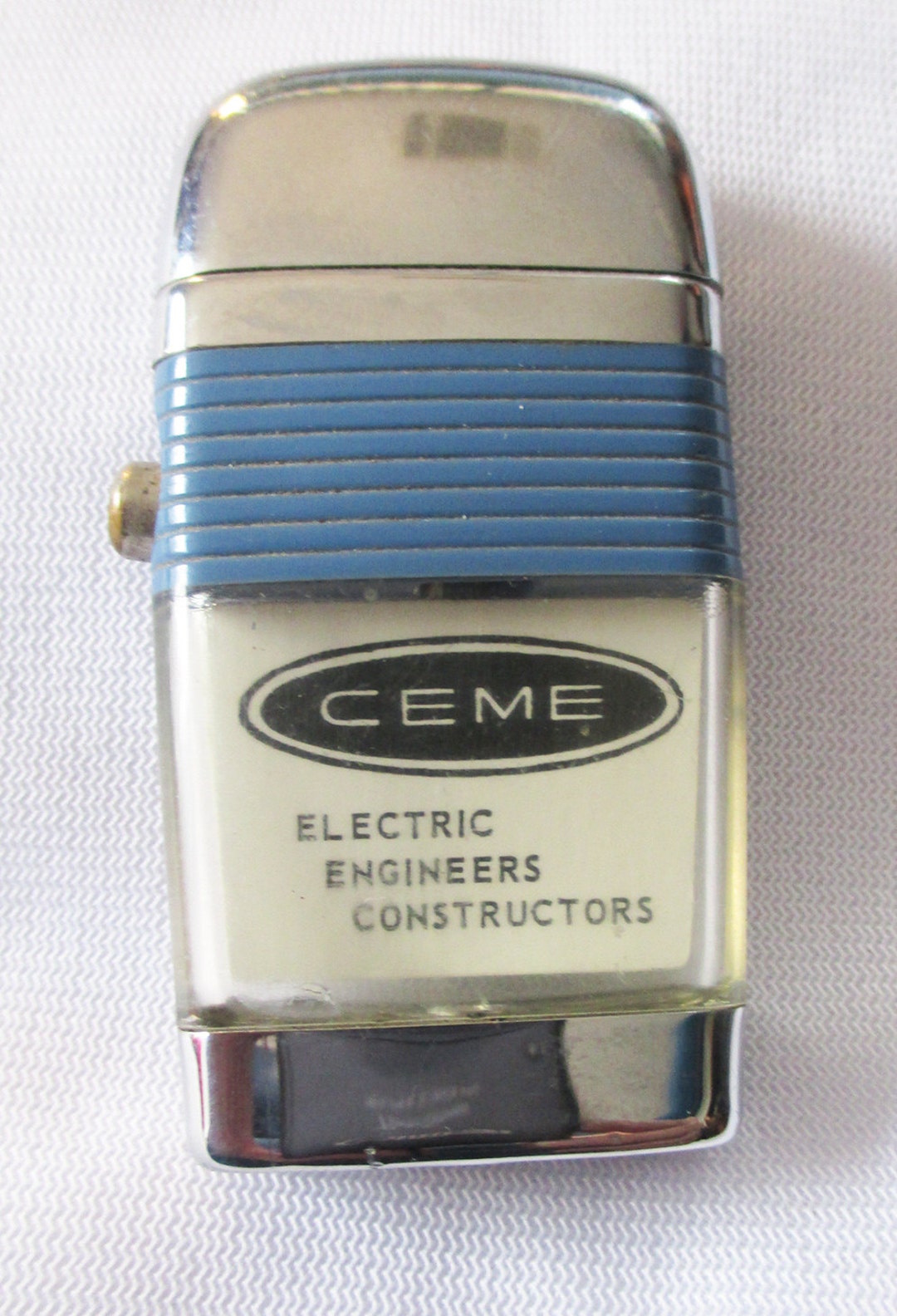 Vintage Scripto Vu Lighter Advertising CEME Electrtic Engineers ...