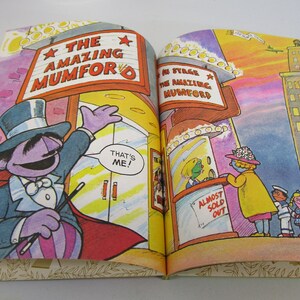 Vintage 1979 - Little Golden Book "amazing Mumford" Sesame Street Book ...