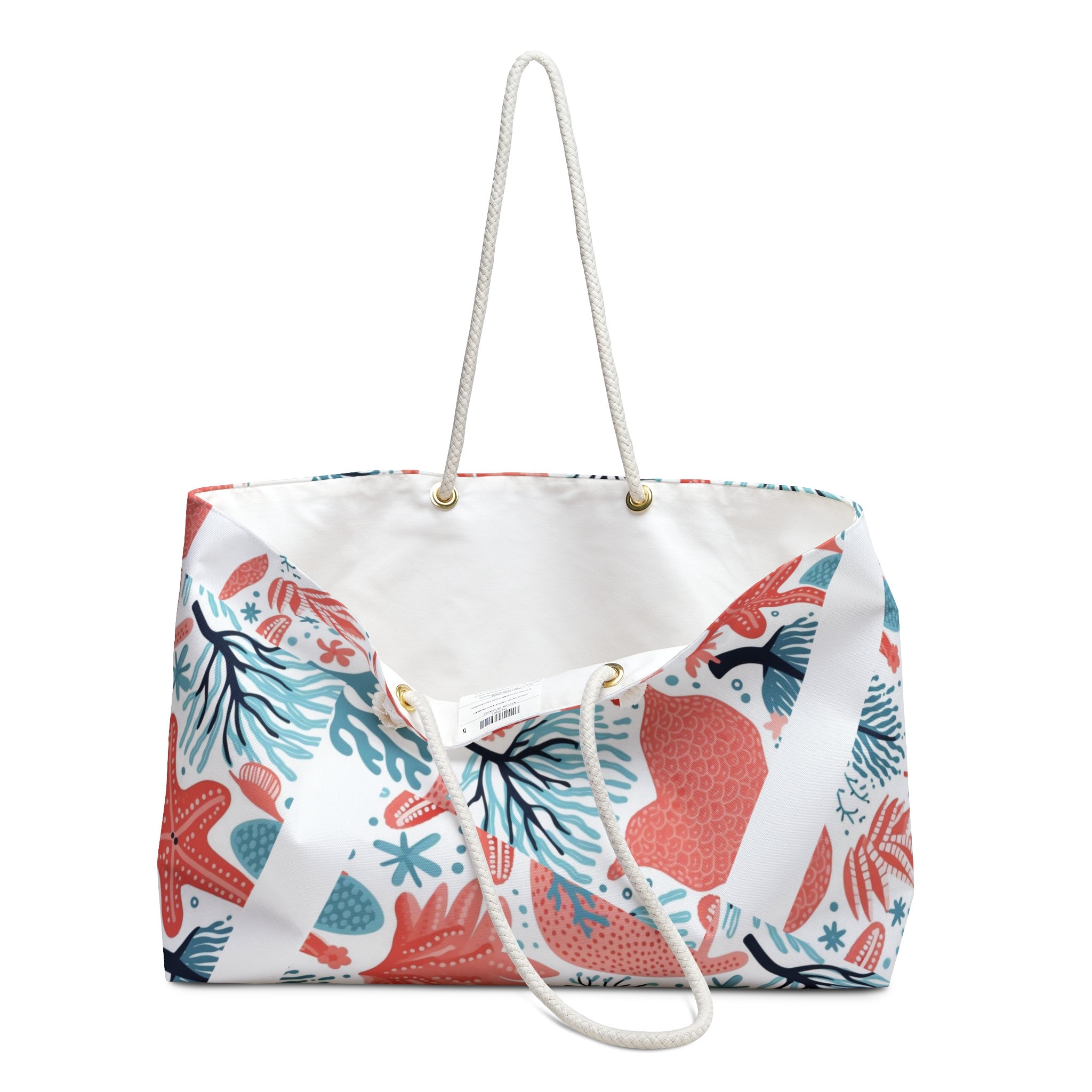 Seaside Wishes Weekender Bag, Coral Reef Weekender Tote Bag, Oversize ...